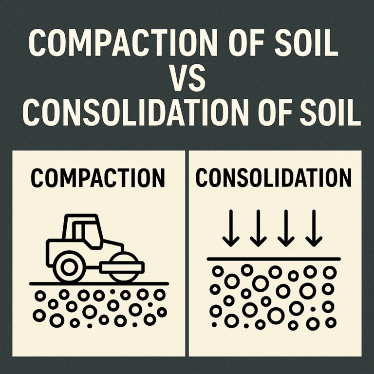 Compaction of Soil vs Consolidation of Soil - Soil Mechanics